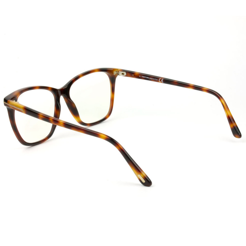 Óculos Tom Ford Feminino TF5762-B Havana Brilho 053 55mm